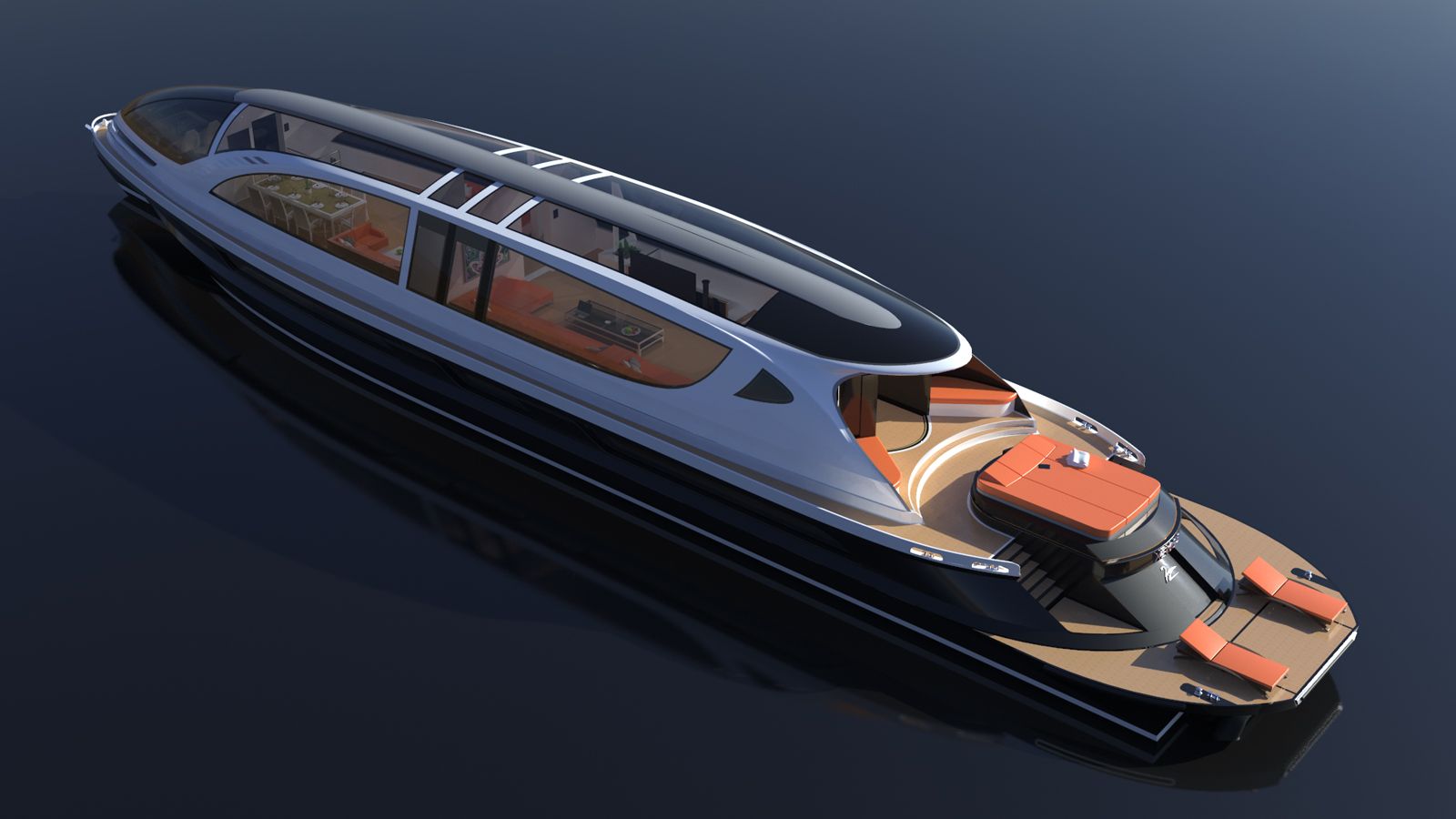 Lazzarini Reveals 40 Metre High-Speed Yacht Concept Xenos